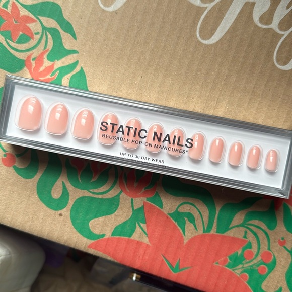 Static Nails | Makeup | Static Nails Reusable Press On Nails Pink ...